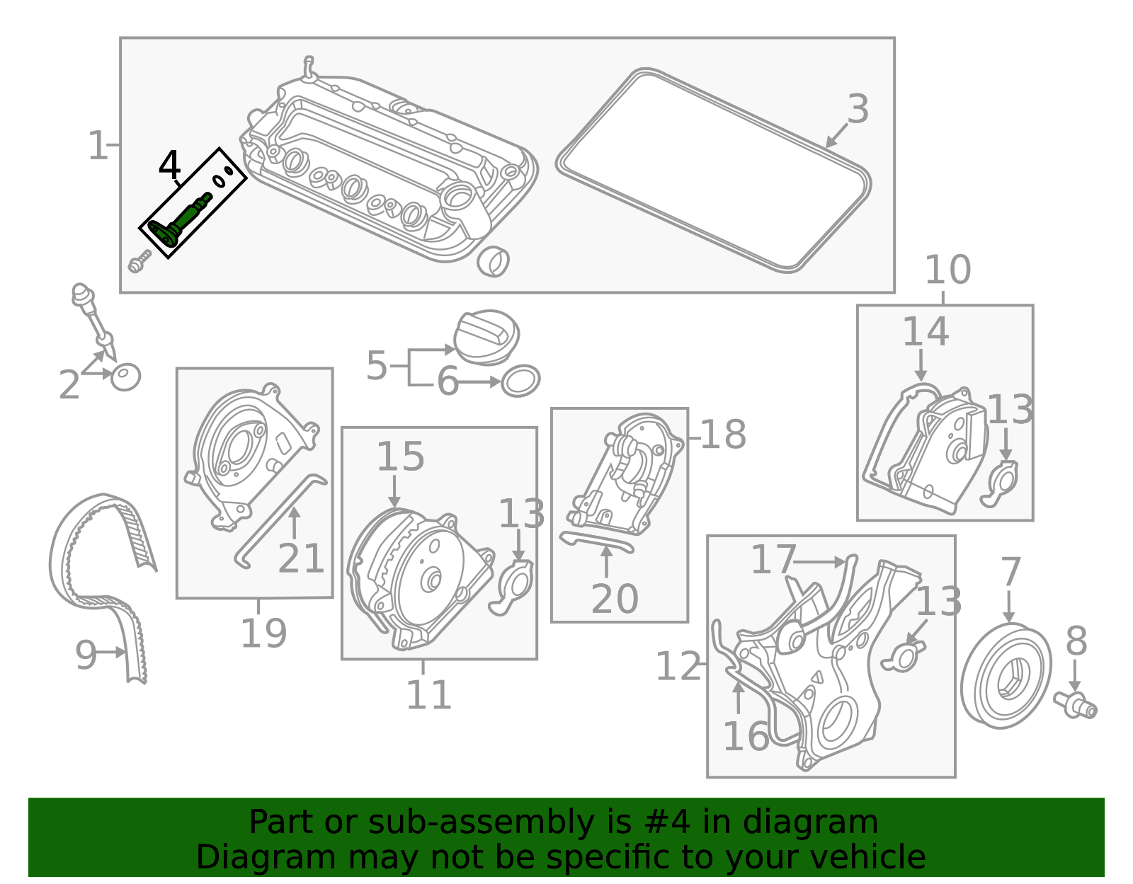 17130-RCA-A02 - Valve Assembly PCV - 2003-2021 Honda | Honda Car Parts ...