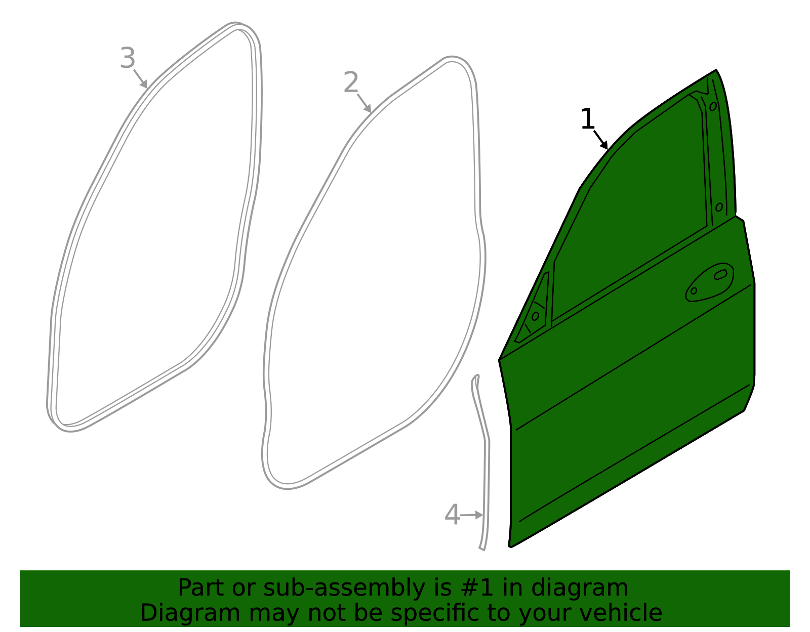 41518738556 - 2019-2025 BMW X7 Door Shell (41-51-8-738-556) | BMW of ...
