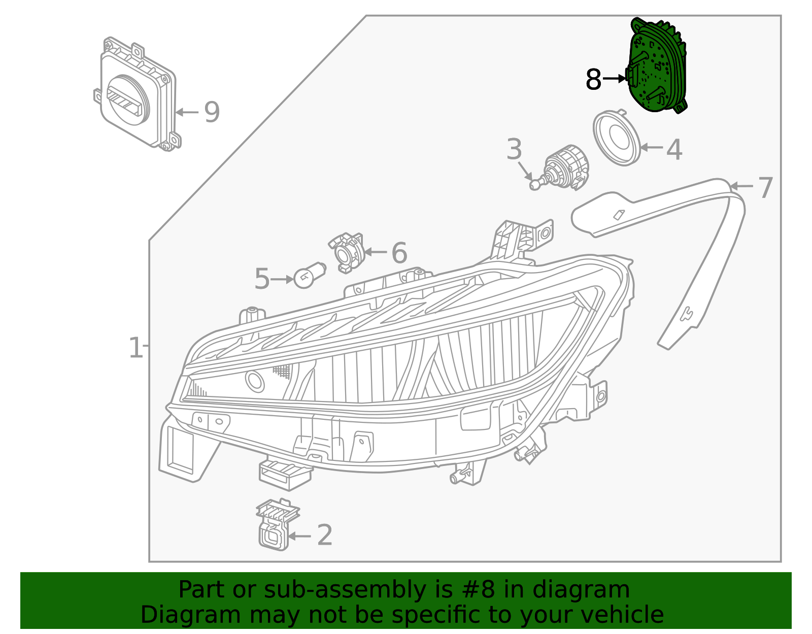 2021-2023 Volkswagen ID.4 Led Unit 11A-941-479-B | VW Direct Auto Parts