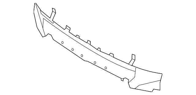 86580-1R000 - Energy Absorber - 2012-2017 Hyundai Accent | World OEM ...