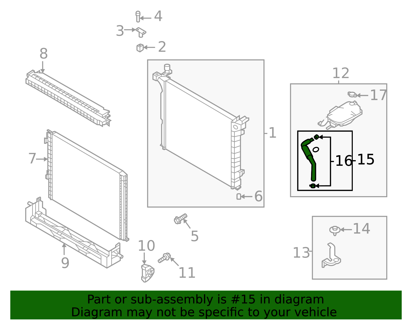 25450-T1150 - High-Quality Overflow Hose for 2021-2025 Genesis ...