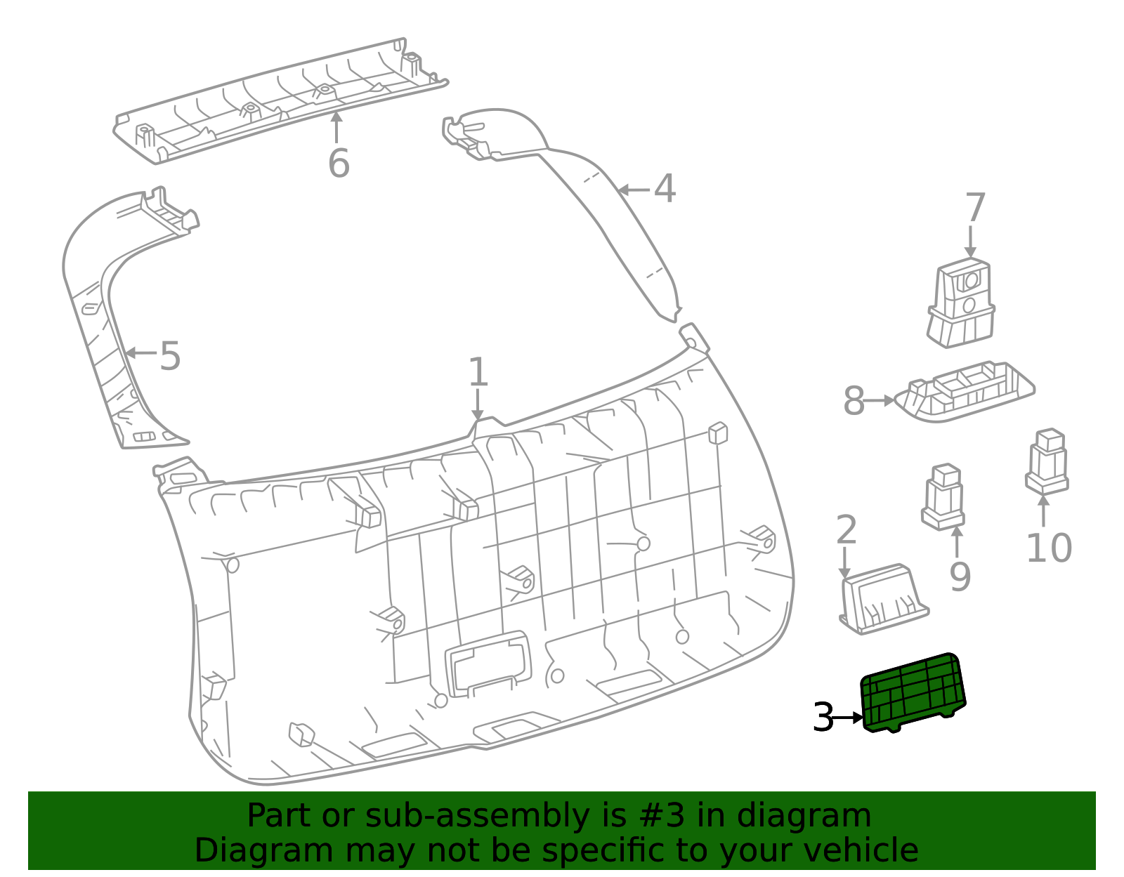 2025 Toyota Crown Signia Access Cover 67766-30090 | MotorMotor
