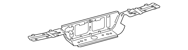 2016-2023 Toyota Tacoma Bumper Cover Support Rail (Rear) 52159-04030 ...