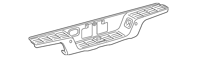 2016-2023 Toyota Tacoma Bumper Step Pad (Rear) 52057-04030 | OEM Parts ...
