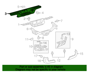 52057-04030 - Bumper Step Pad (Rear) 2016-2023 Toyota Tacoma | Longo ...