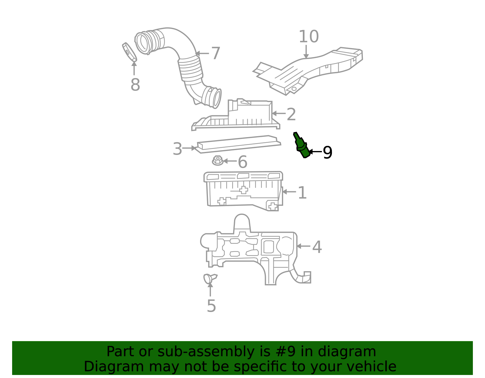 Air Intake Temp Sensor 56027872 | Mopar Parts Canada