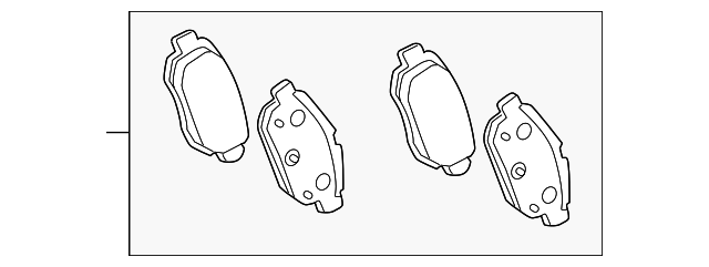 04466-52170 - Brake Pads Rear 2012-2018 Toyota Yaris | Toyota San Diego ...
