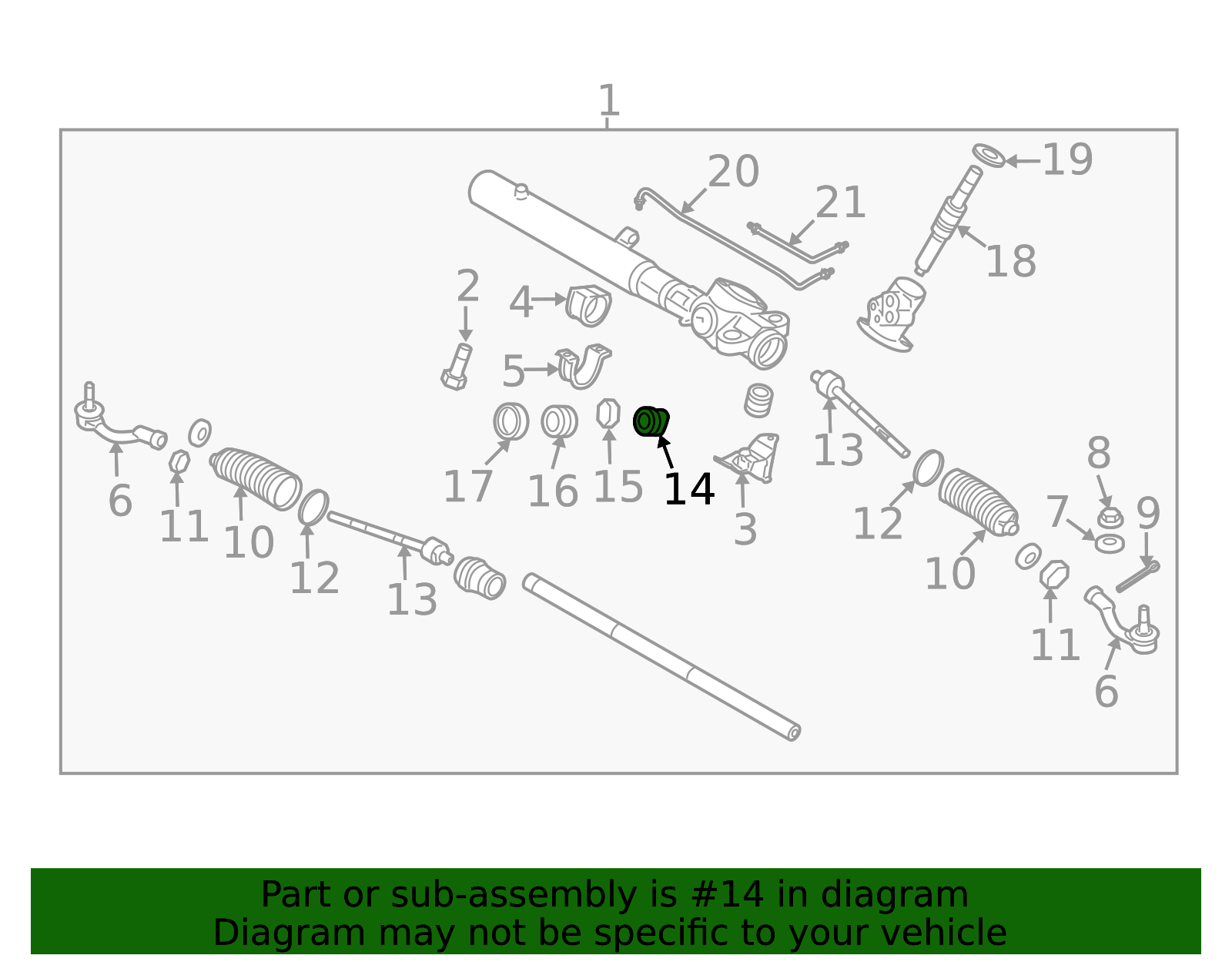 57719-2J000 - Yoke 2015-2017 Kia K900 | Kia.Parts Store