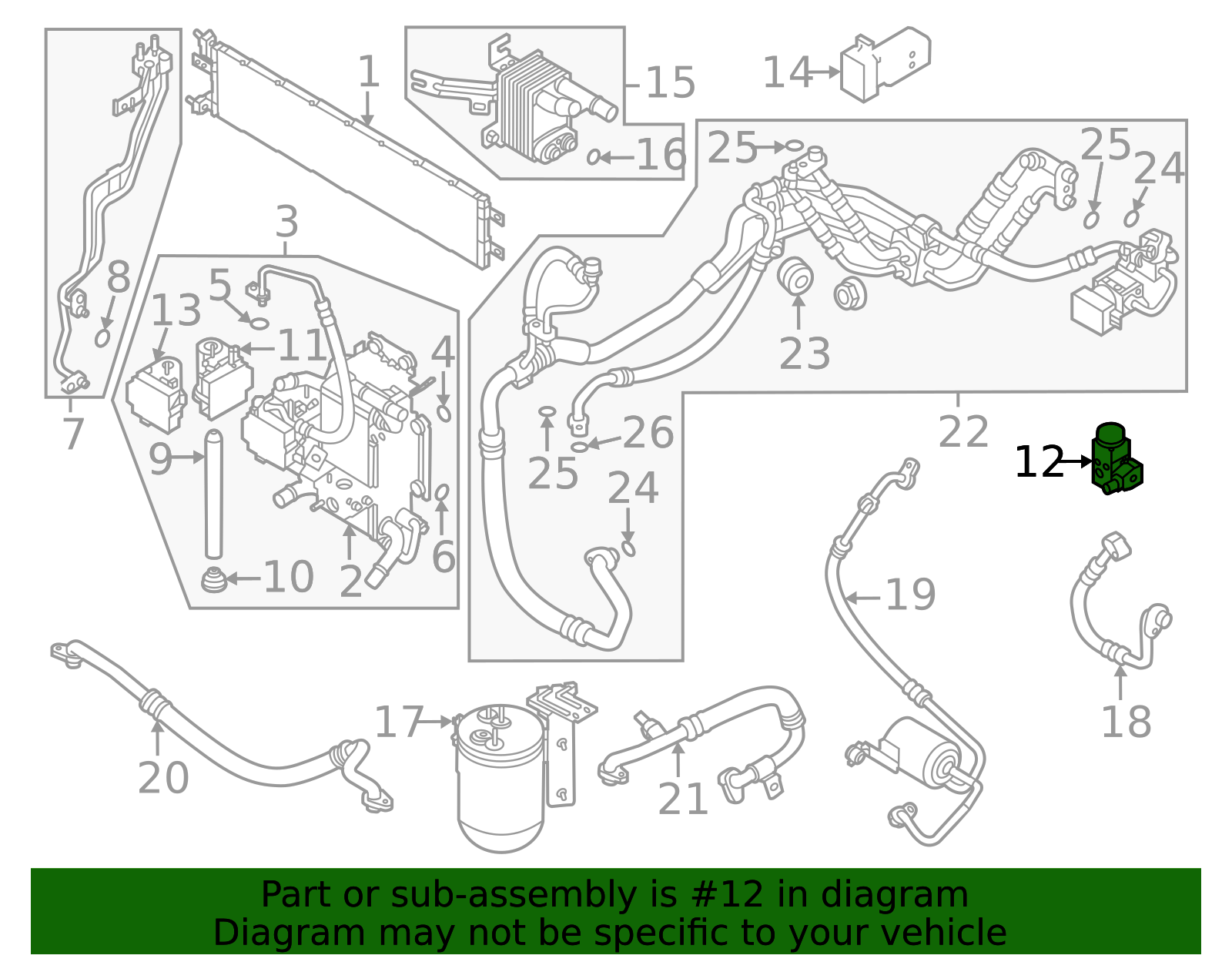 97626-AO100 - Expansion Valve 2023-2025 Kia Niro EV | Kia.Parts Store