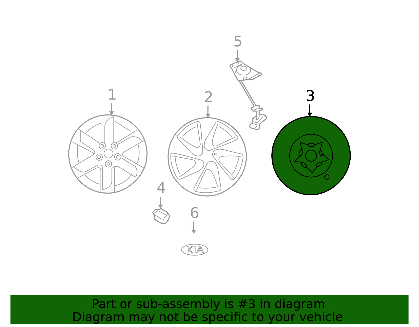 52910-1D450 - Wheel, Steel 2009-2010 Kia Rondo | Kia.Parts Store