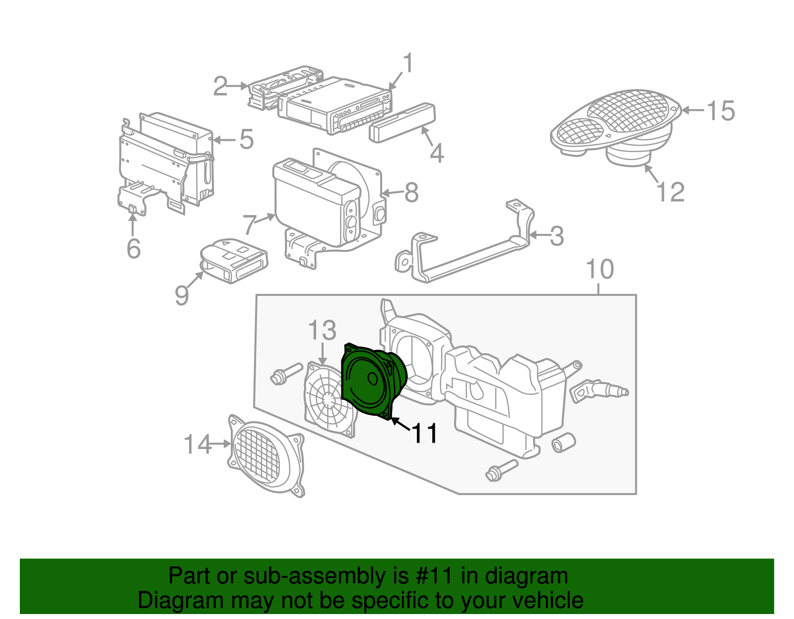 Genuine Porsche 996-645-501-00 |Speaker | FREE Shipping on Most Orders ...