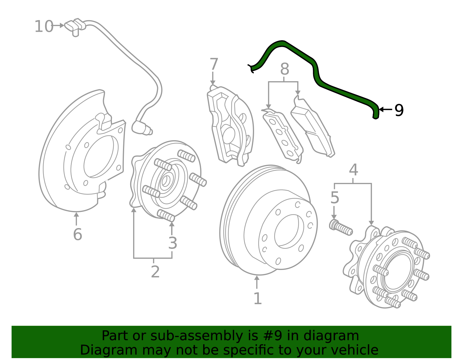 2021-2025 GM Flex Hose 86540842 | OEM Parts Online