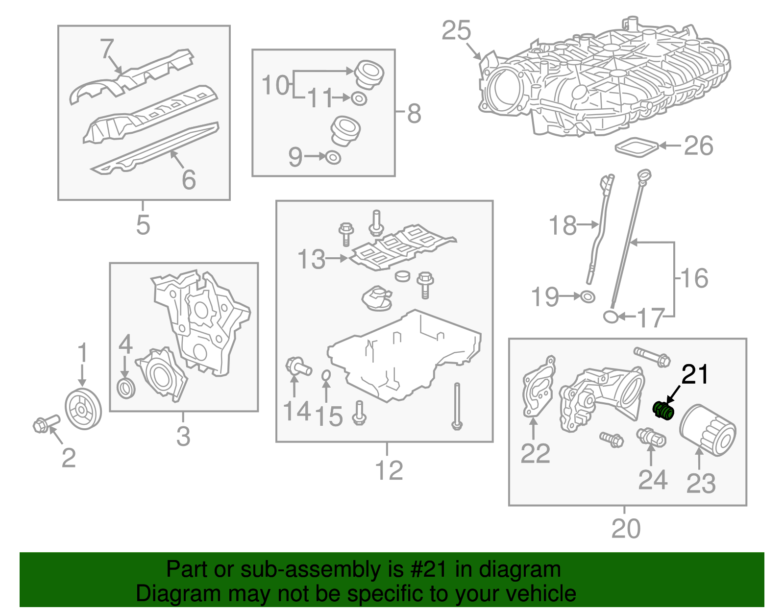 2018-2024 GM Engine Oil Filter Adapter 12687814 | Shop Matick Buick GMC