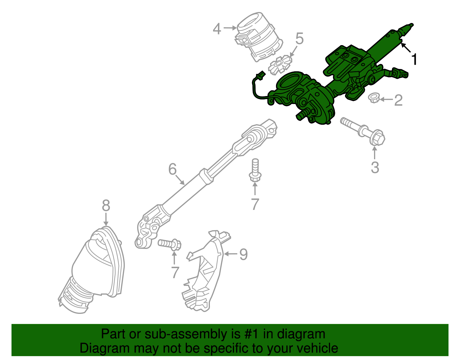 2018-2022 Toyota C-HR 2018-2022 Toyota C-HR - Steering Column 4520A ...