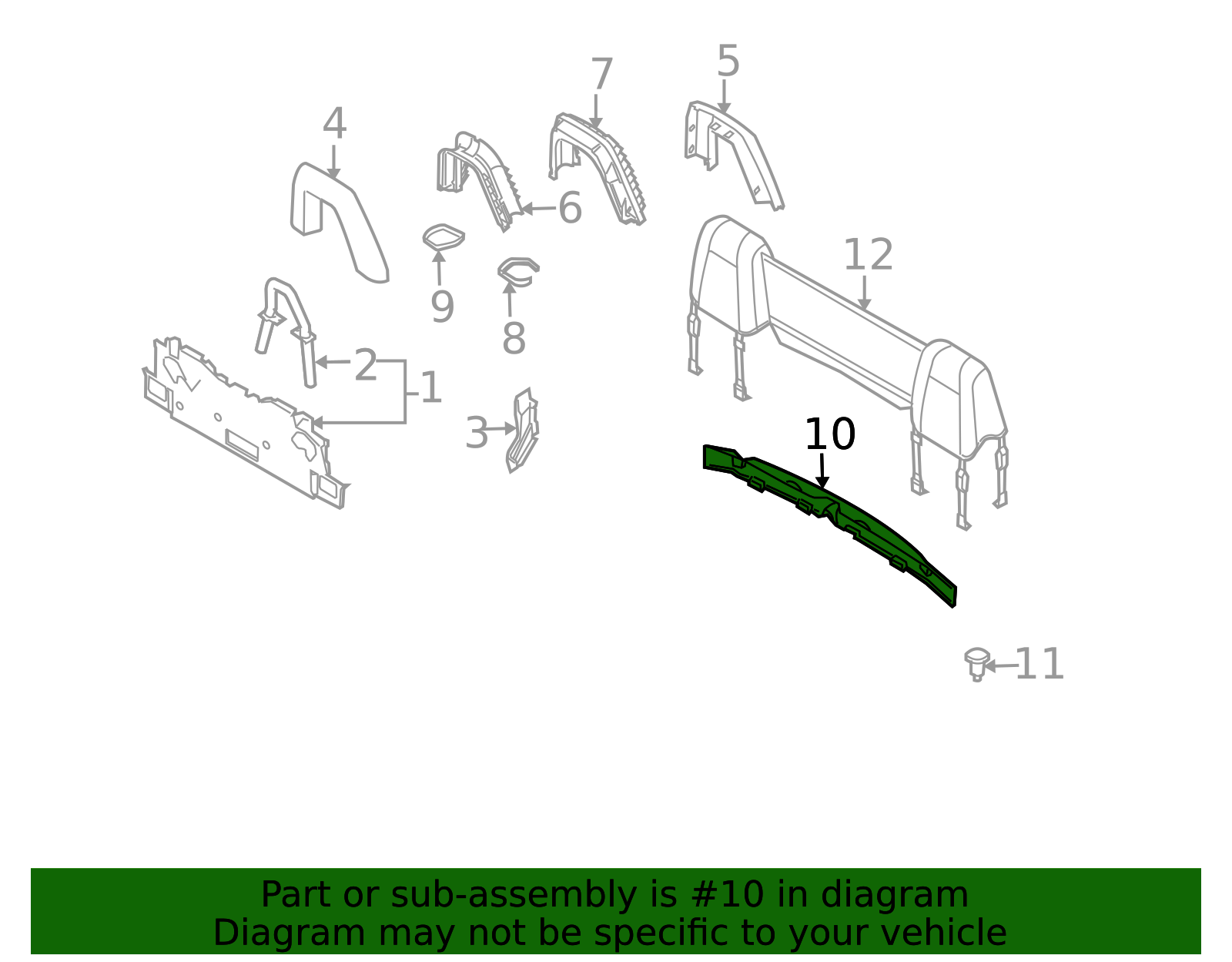 51437110231 - 2003-2008 BMW Z4 Upper Trim (51-43-7-110-231) | BMW of ...