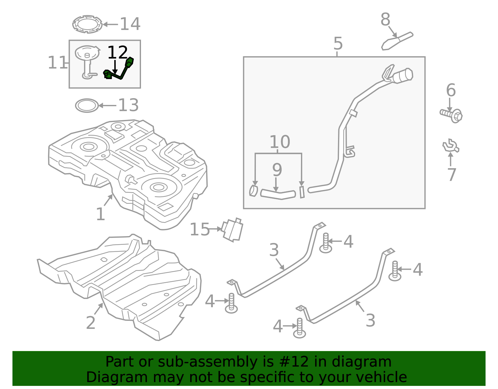 Fuel Gauge Sending Unit HG9Z-9A299-A | Awesome Parts Ford