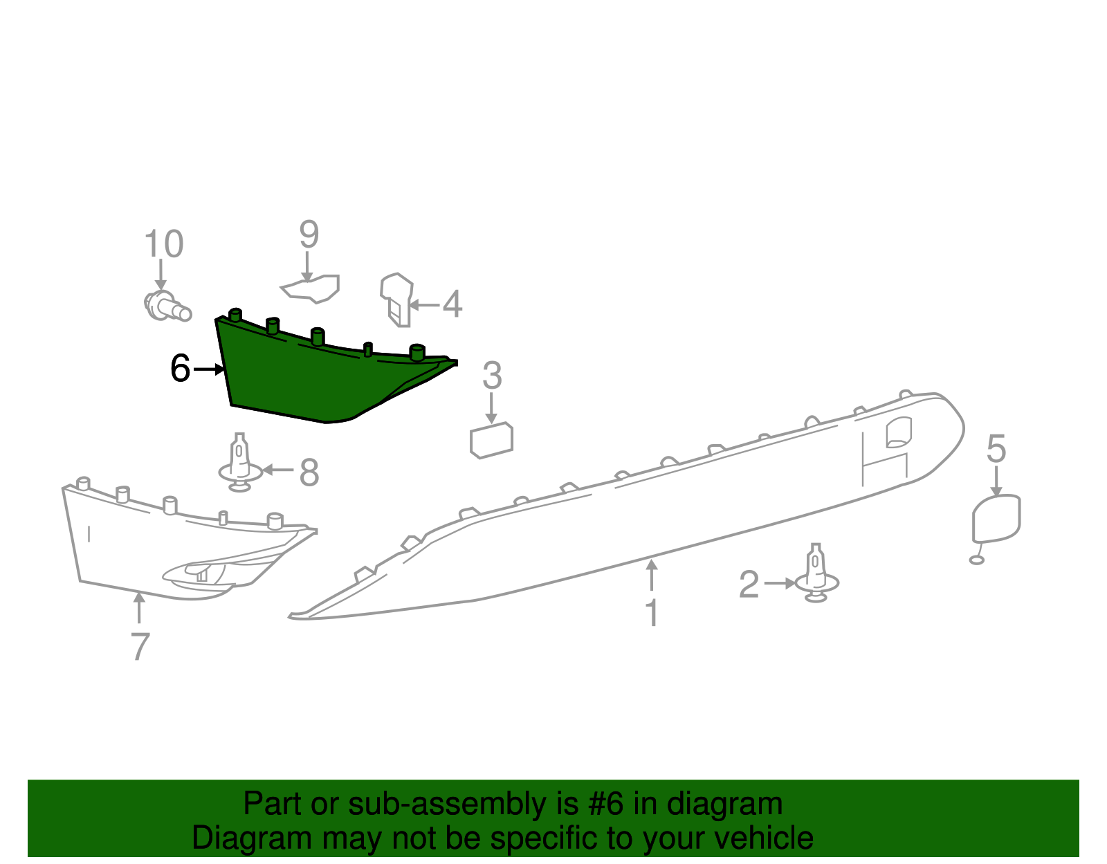 2016-2018 Toyota Prius 2016-2018 Toyota Prius - Extension Panel 52566 ...