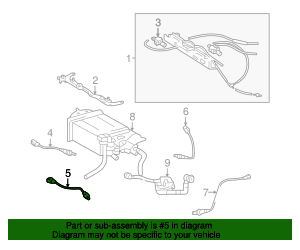 2002-2003 Lexus ES300 Oxygen Sensor 89465-06070 | OEM Parts Online
