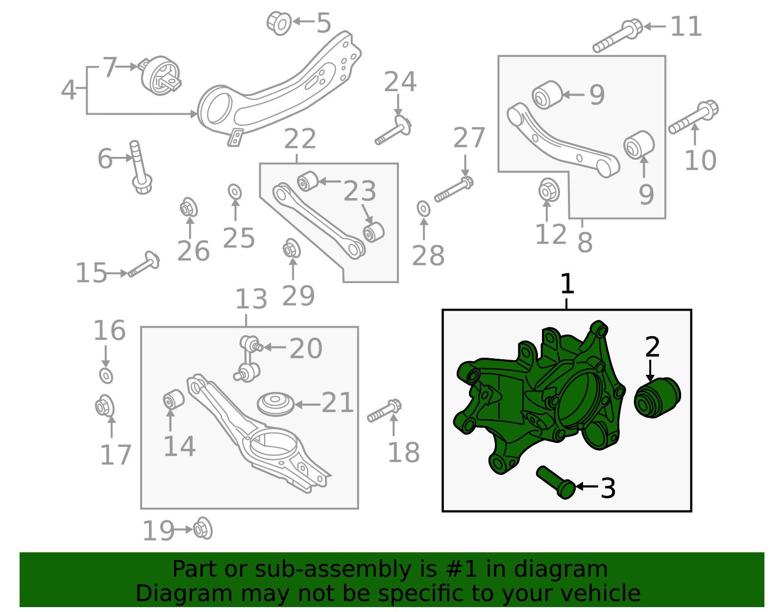 52710-R5500 - Suspension Knuckle 2021-2025 Kia Sorento | Kia.Parts Store