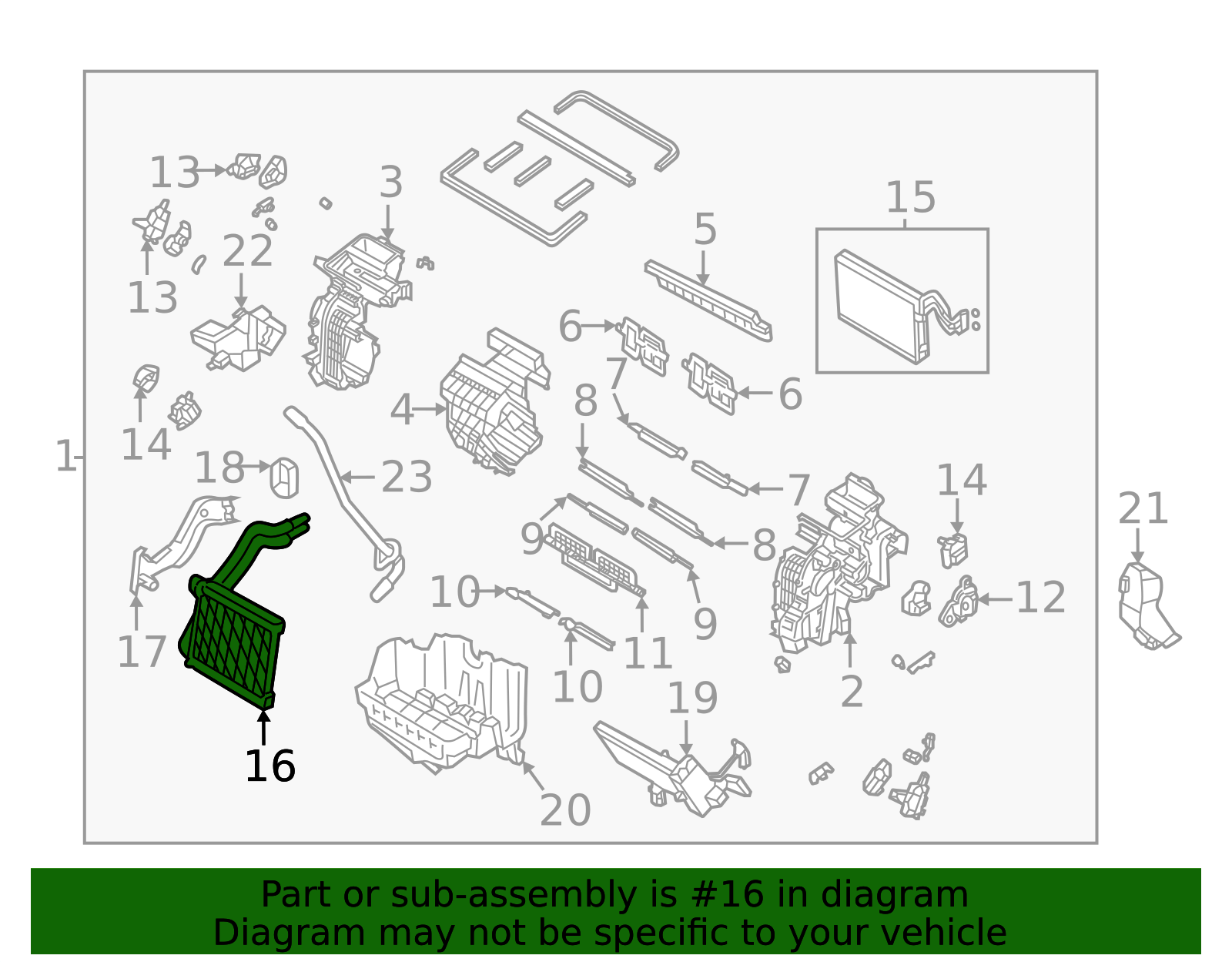 97130-CV000 - Heater Core 2022-2025 Kia EV6 | Kia.Parts Store