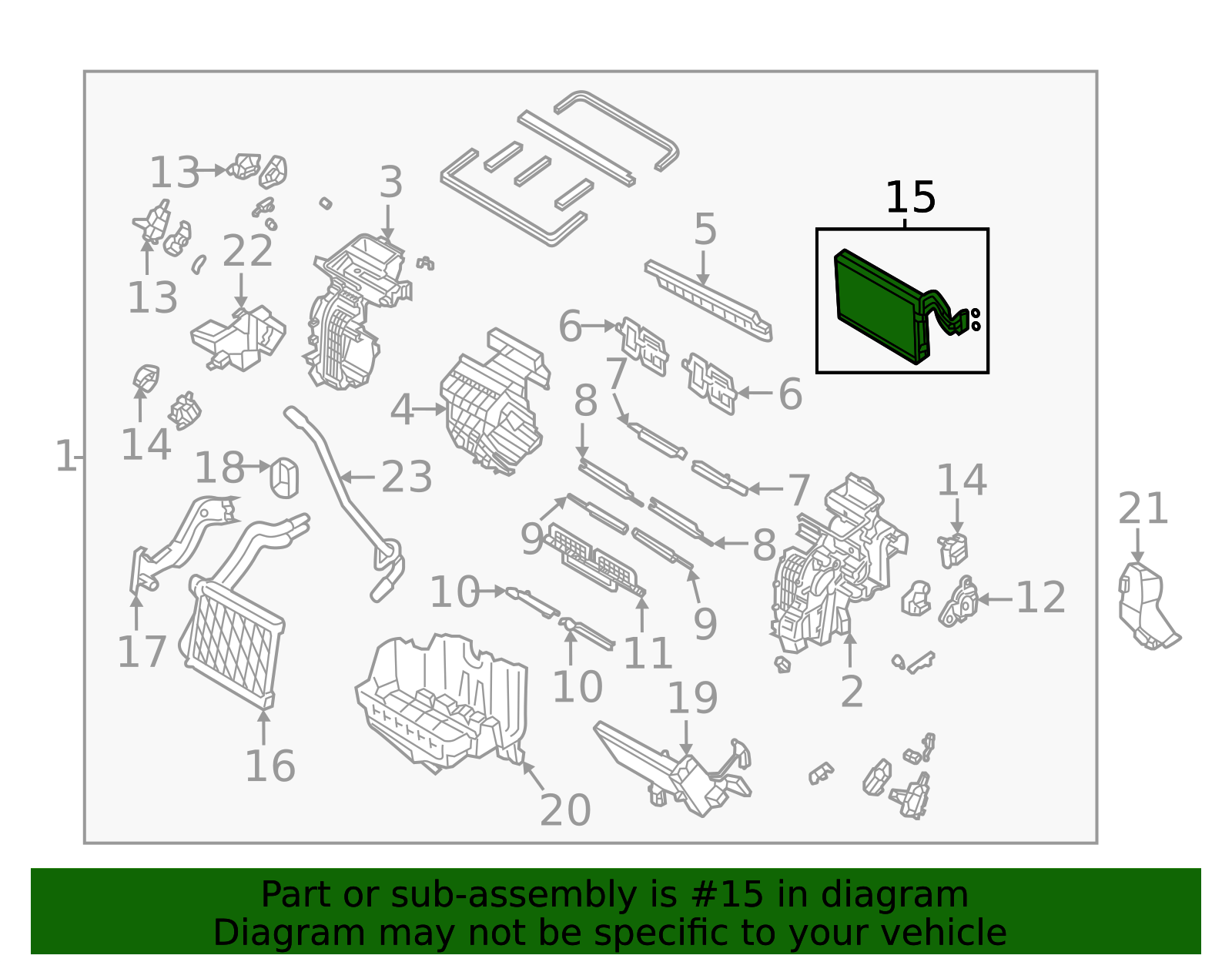 97139-CV000 - Evaporator Core 2022-2025 Kia EV6 | Kia.Parts Store