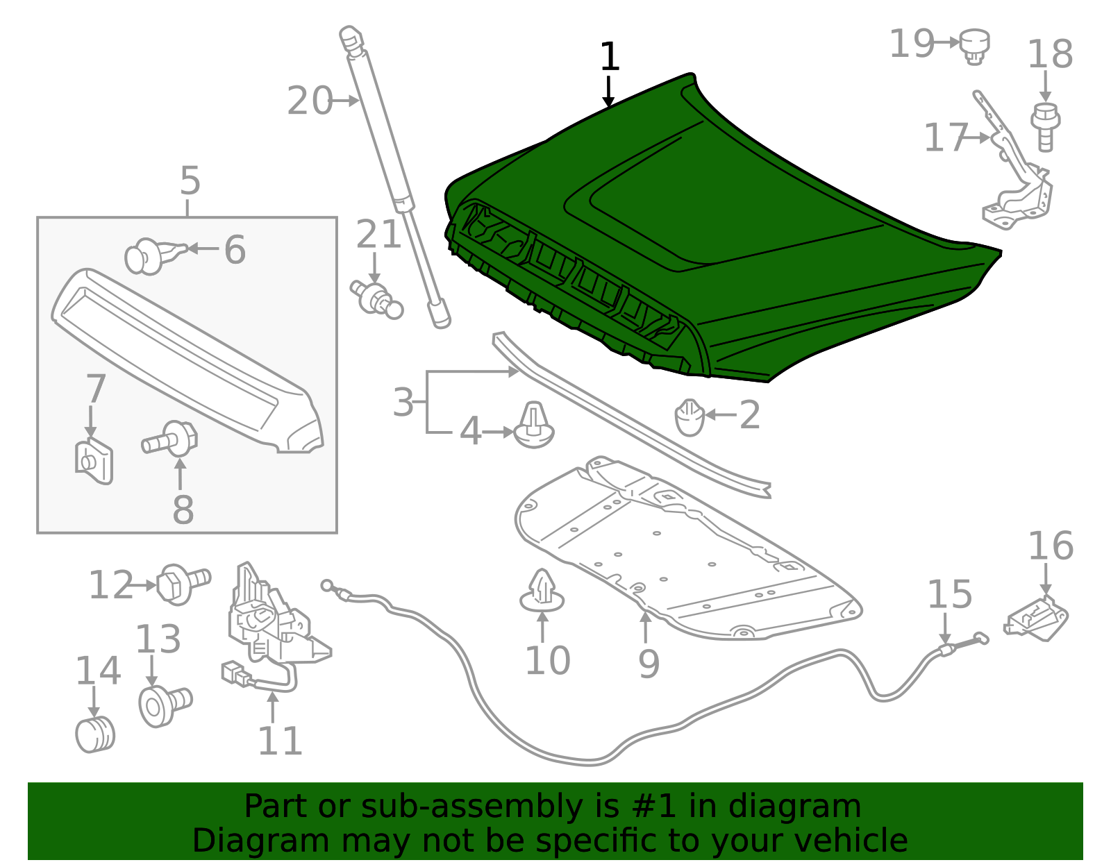 53301-0C050 - Hood Panel 2014-2021 Toyota Tundra | Longo Toyota Parts