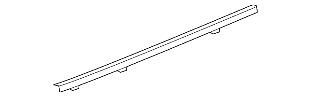 84832776 - Front Passenger Side Door Window Belt Reveal Molding 2020 ...