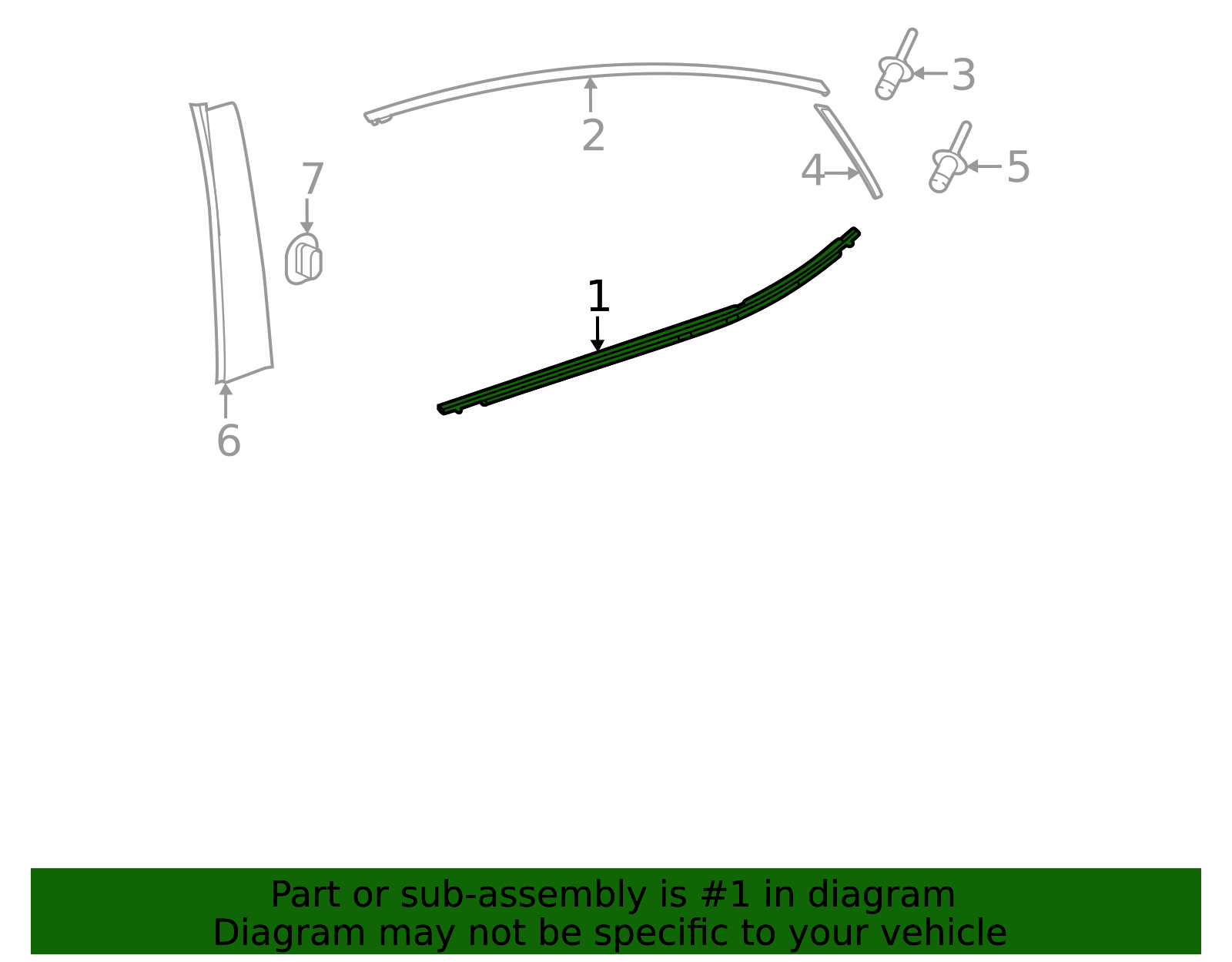 2025 Toyota Camry Belt Molding 75730-AQ020 | MotorMotor