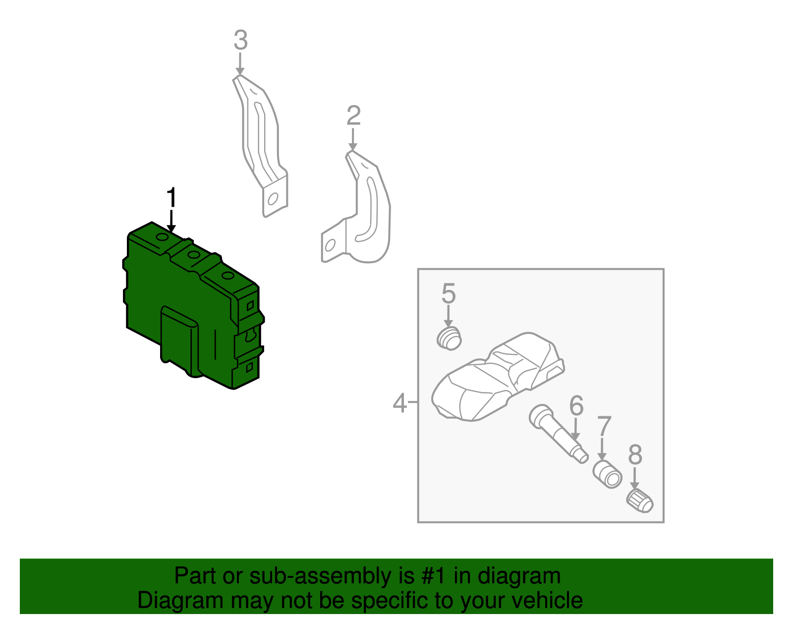 95800-4D100 - Control Module 2006-2007 Kia Sedona | Kia.Parts Store