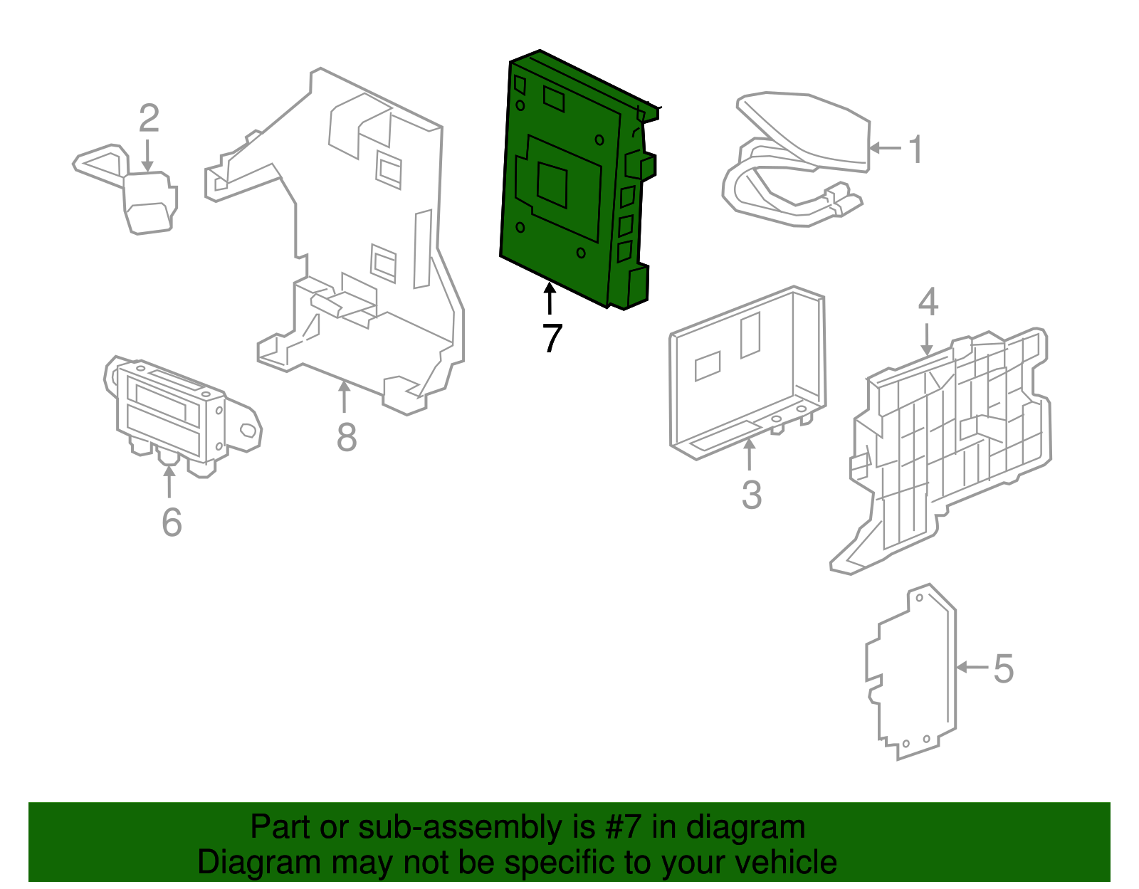 84251845 - 2017-2019 GMC Acadia - Control Module | Partners Chevy