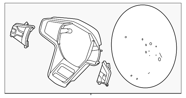 2021-2025 Ford Bronco Strg Wheel Assembly M2DZ-3600-AC | Varsity Ford