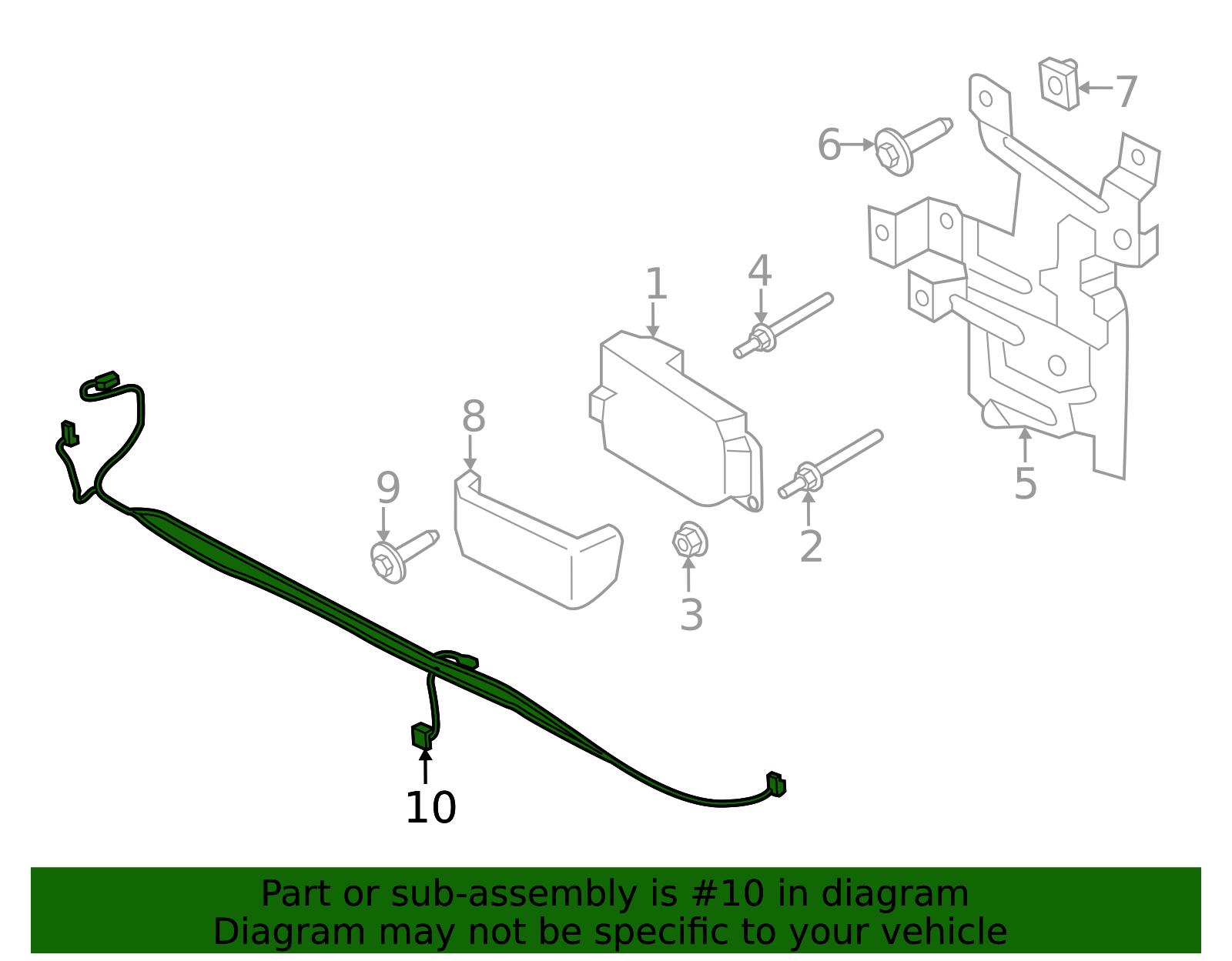 Genuine OEM Ford Part - Cruise Control Wiring Harness LC3Z-15K867-B ...