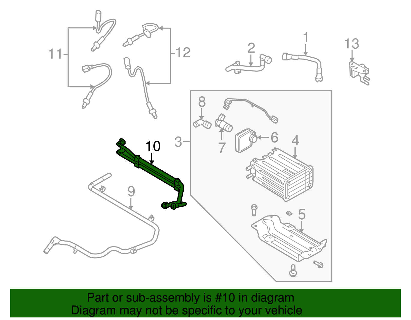 2009-2010 Ford E-350 Super Duty Evaporative Emissions System Lines 9C2Z ...