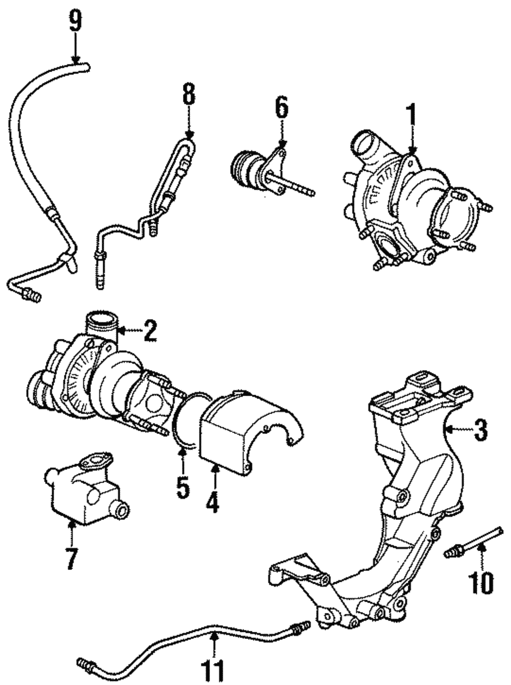 993-107-125-54 - Oil Pipe 1996-1997 Porsche 911 | Delaware Porsche Parts