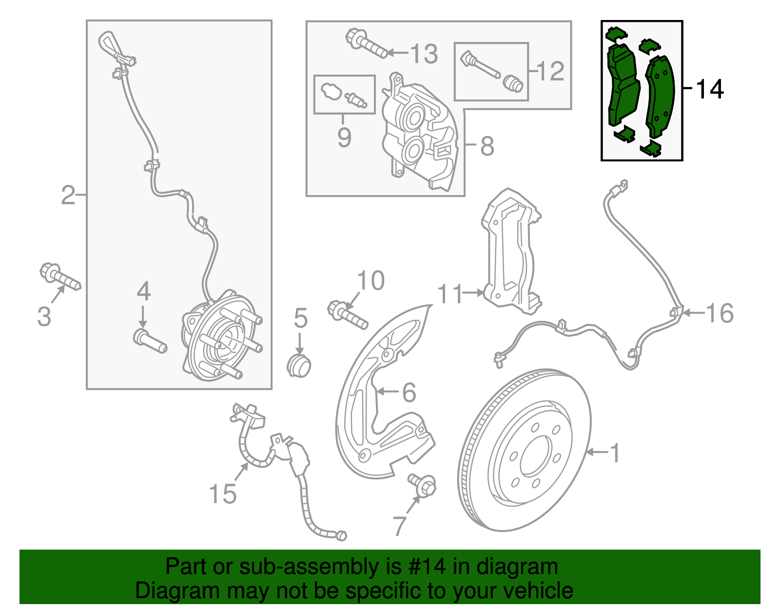 2021-2025 Ford Kit - Brake Lining ML3Z-2001-B | OEM Parts Online