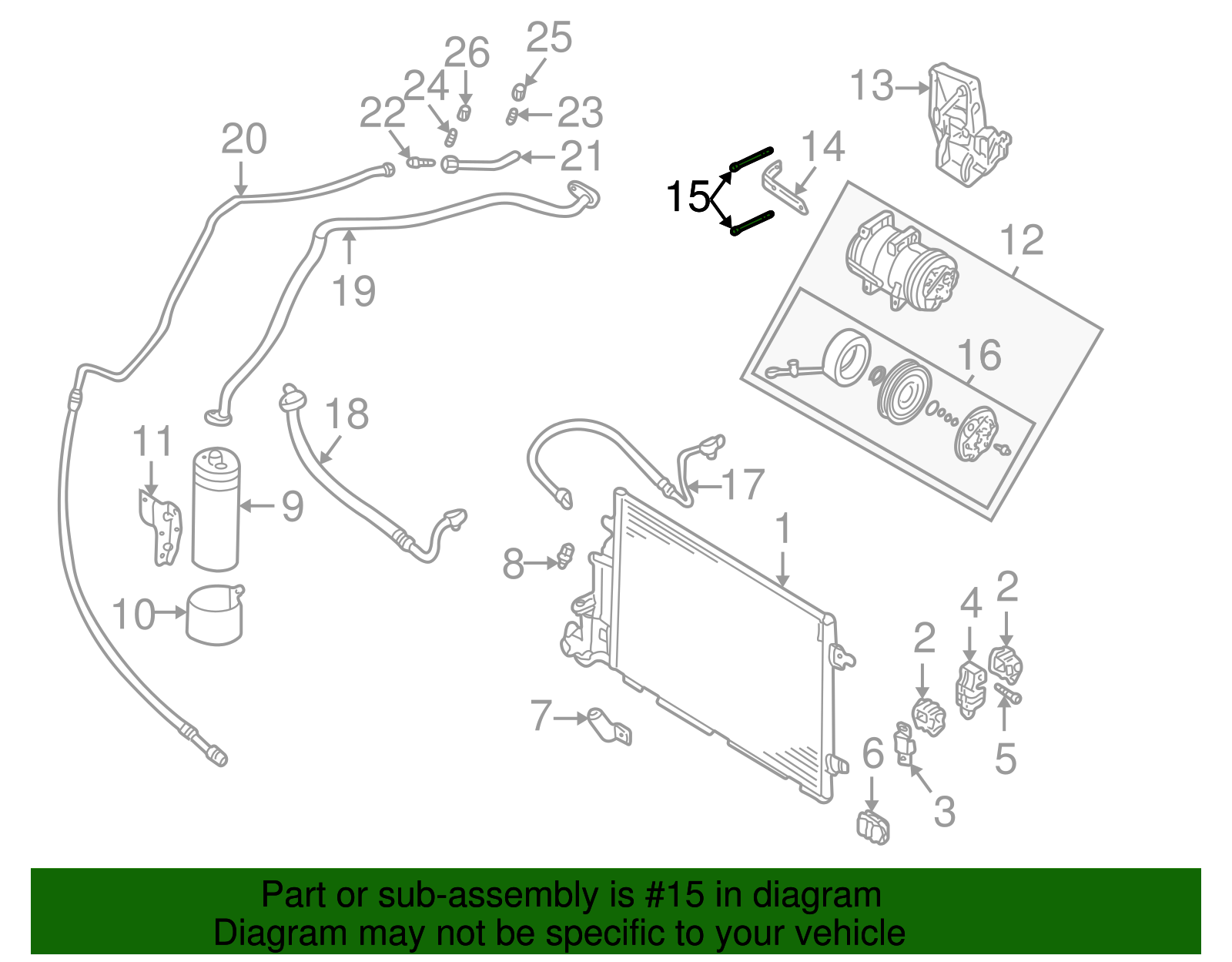 N-010-391-7 - Mount Bolt 2001-2012 Volkswagen | Wolfsburg Parts Direct