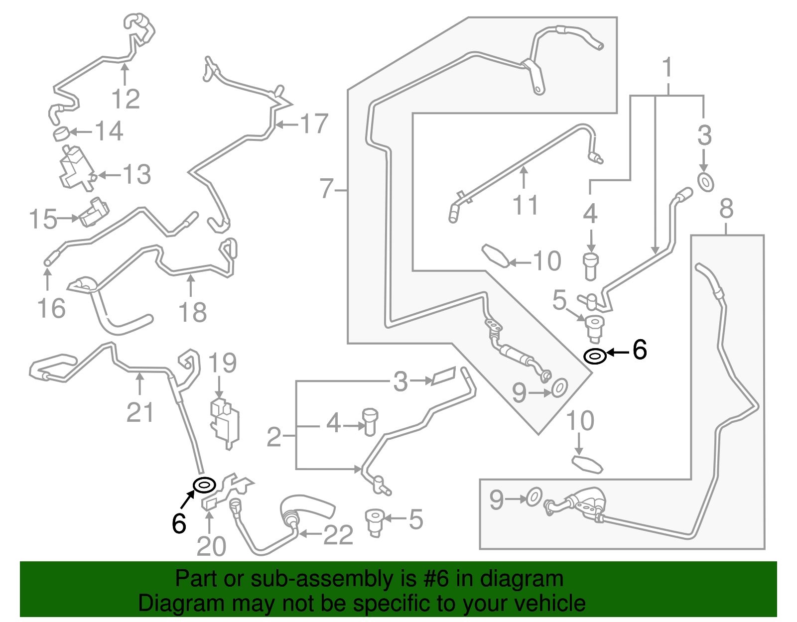 2001-2018 Porsche Turbocharger Oil Line O-Ring 900-123-005-20 | OEM ...