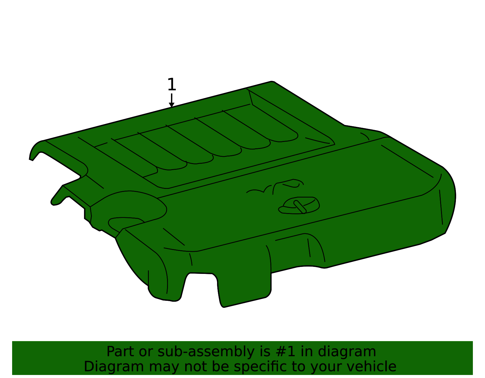 2007-2013 Toyota 2007-2013 Toyota - Engine Cover 11209-0P020 | Sparks Parts