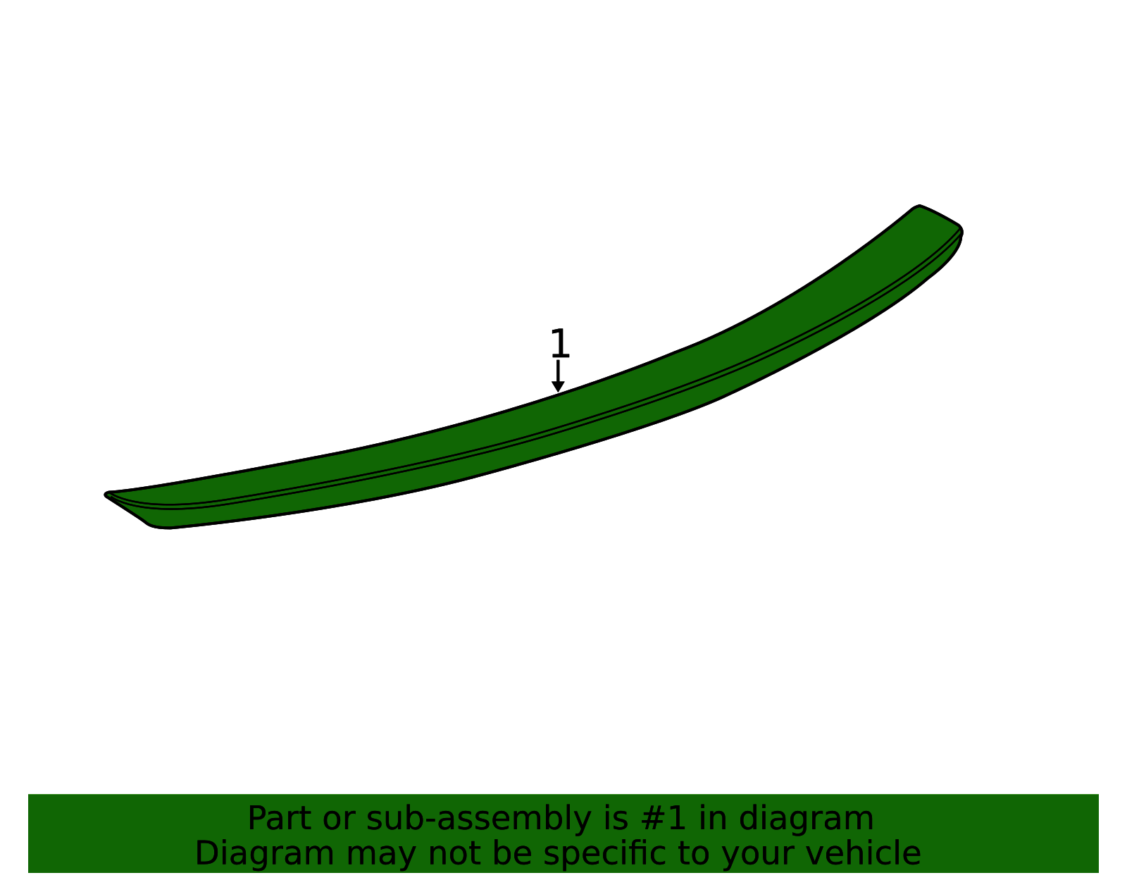 2010-2015 Buick LaCrosse Spoiler, Rear 19212621 | Shop Matick Buick GMC