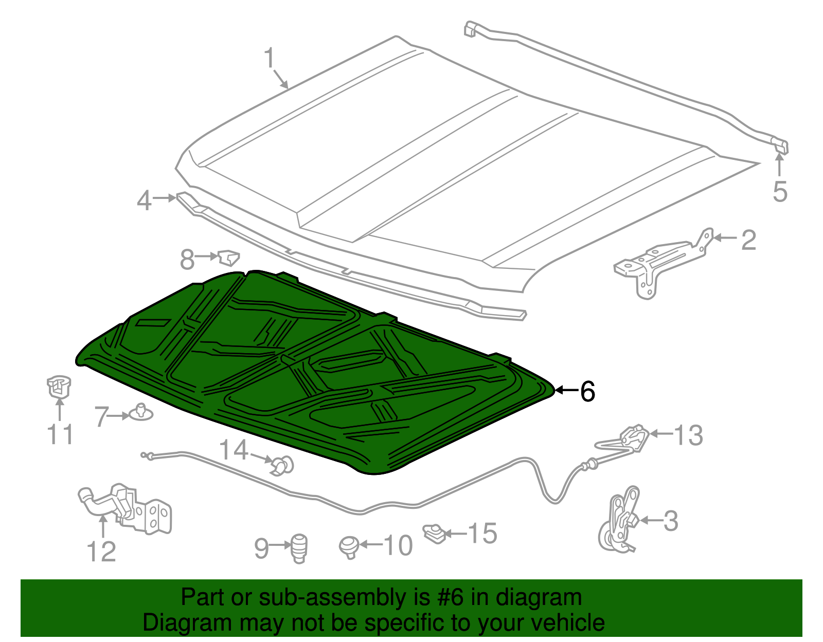84110495 - Hood Insulator 2016-2019 Chevrolet | GM Parts Warehouse