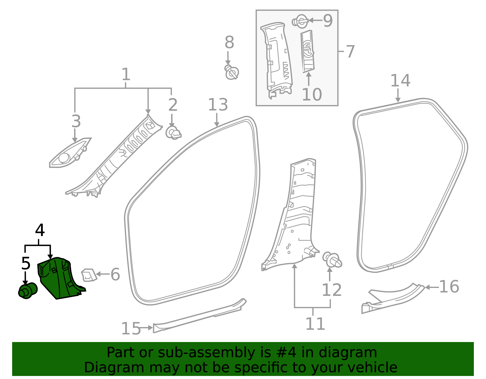 2019-2025 Toyota Cowl Trim 62112-12430-C0 | Lithia Toyota Parts