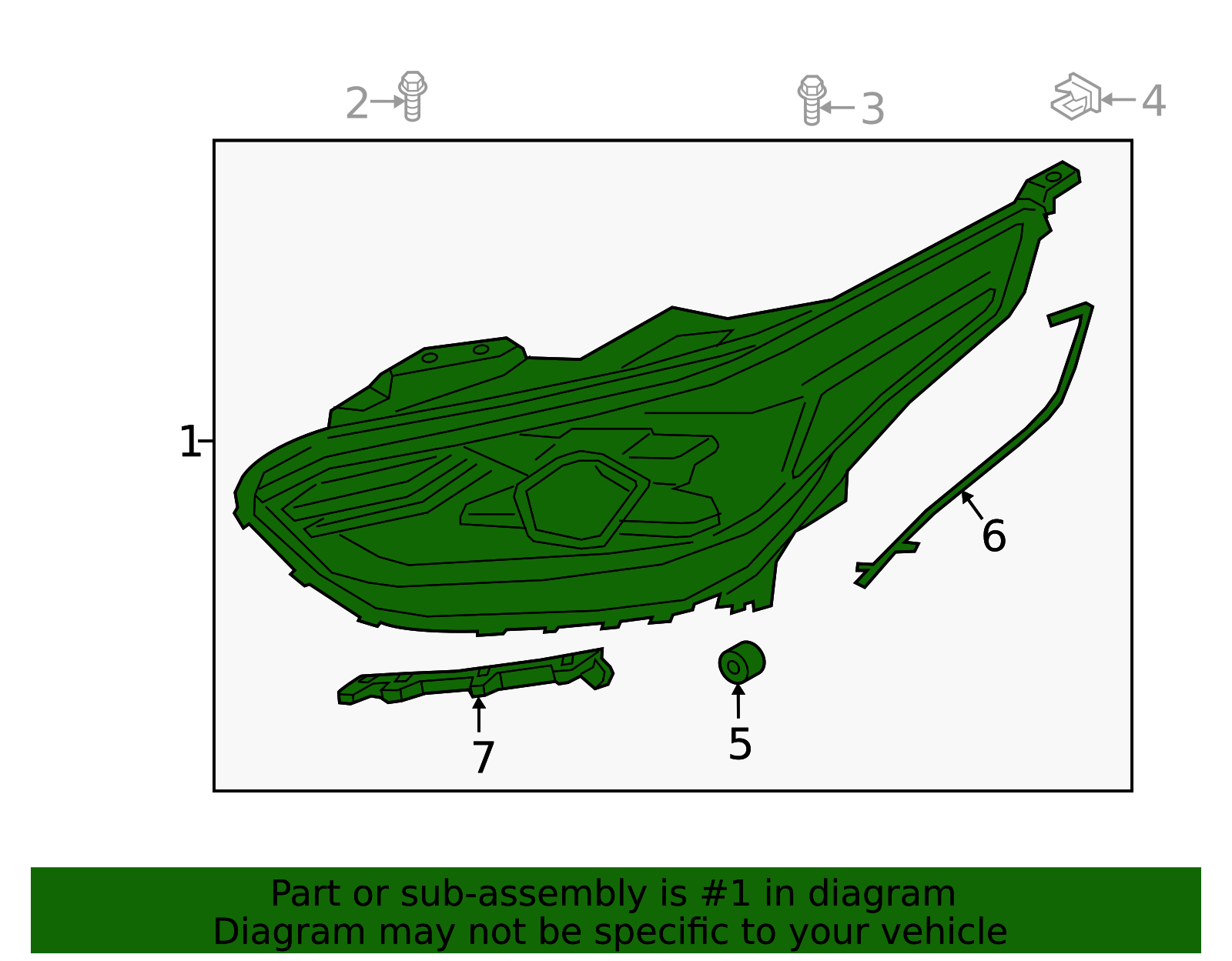 2019-2021 Kia Forte Headlamp Assembly 92101-M7200 | Kia Automotive Parts