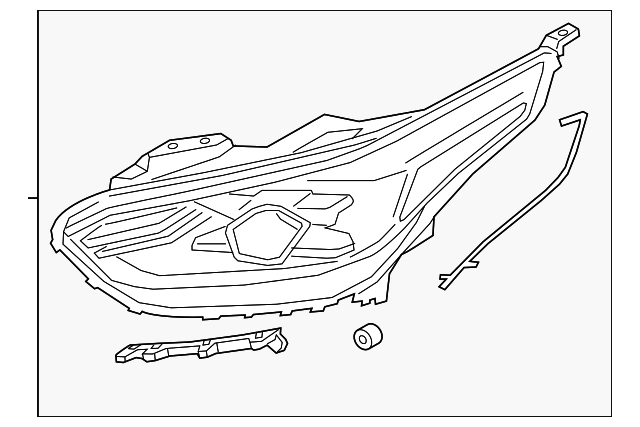 2019-2021 Kia Forte Headlamp Assembly 92101-M7200 | Kia Automotive Parts