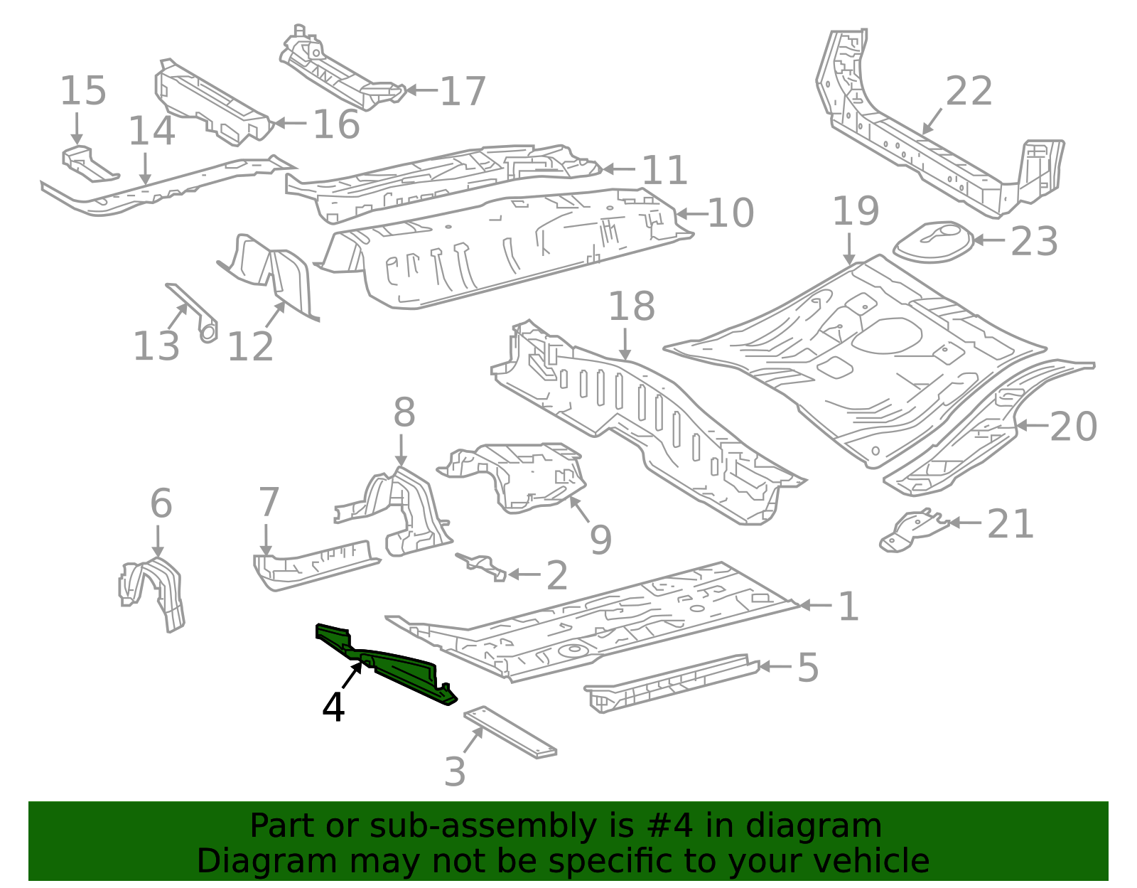 2021-2025 Toyota Lower Dash Panel 55113-47021 | Toyota Parts Center