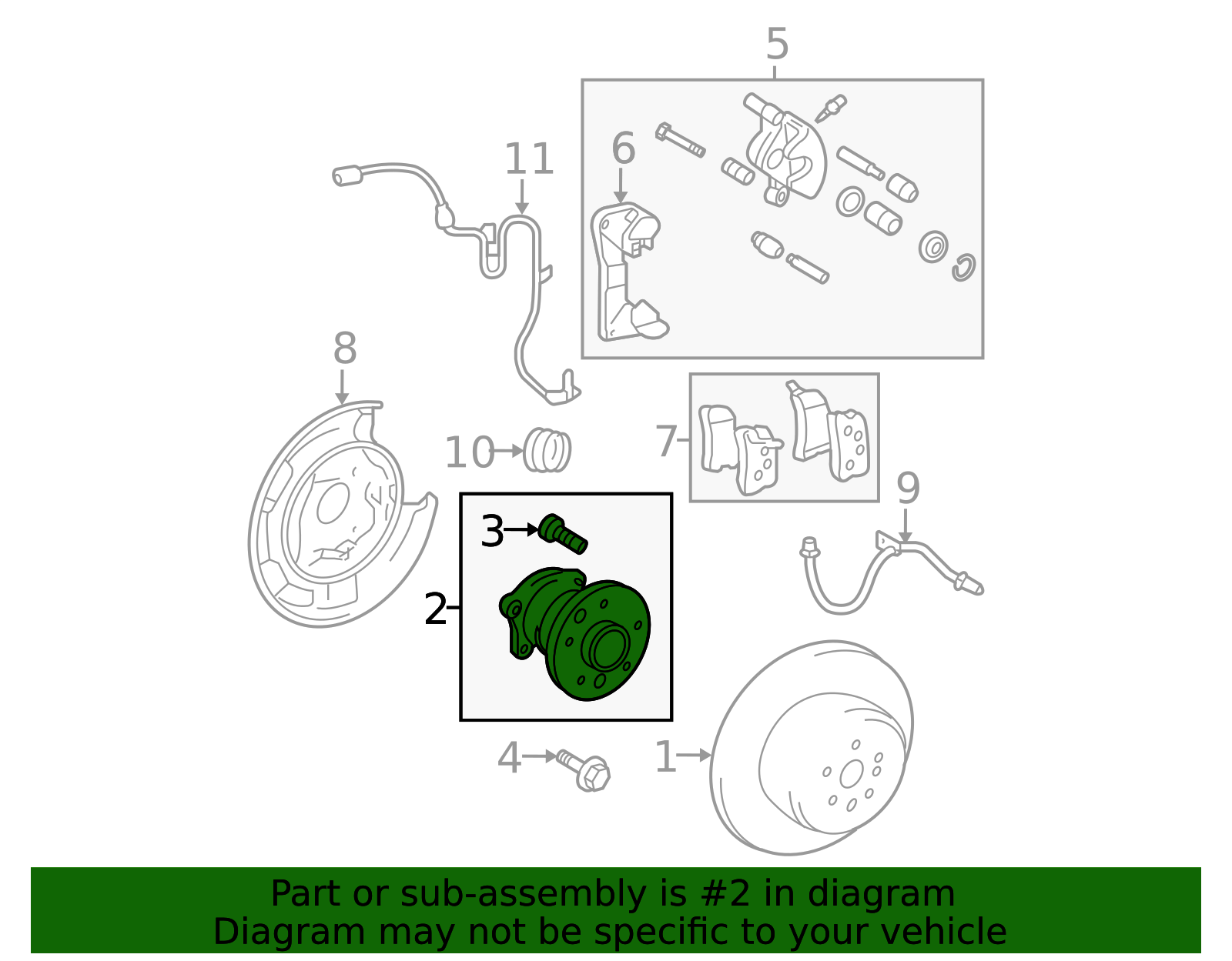 Wheel Bearing And Hub Assembly 42450-0E010 | Toyota Parts Center