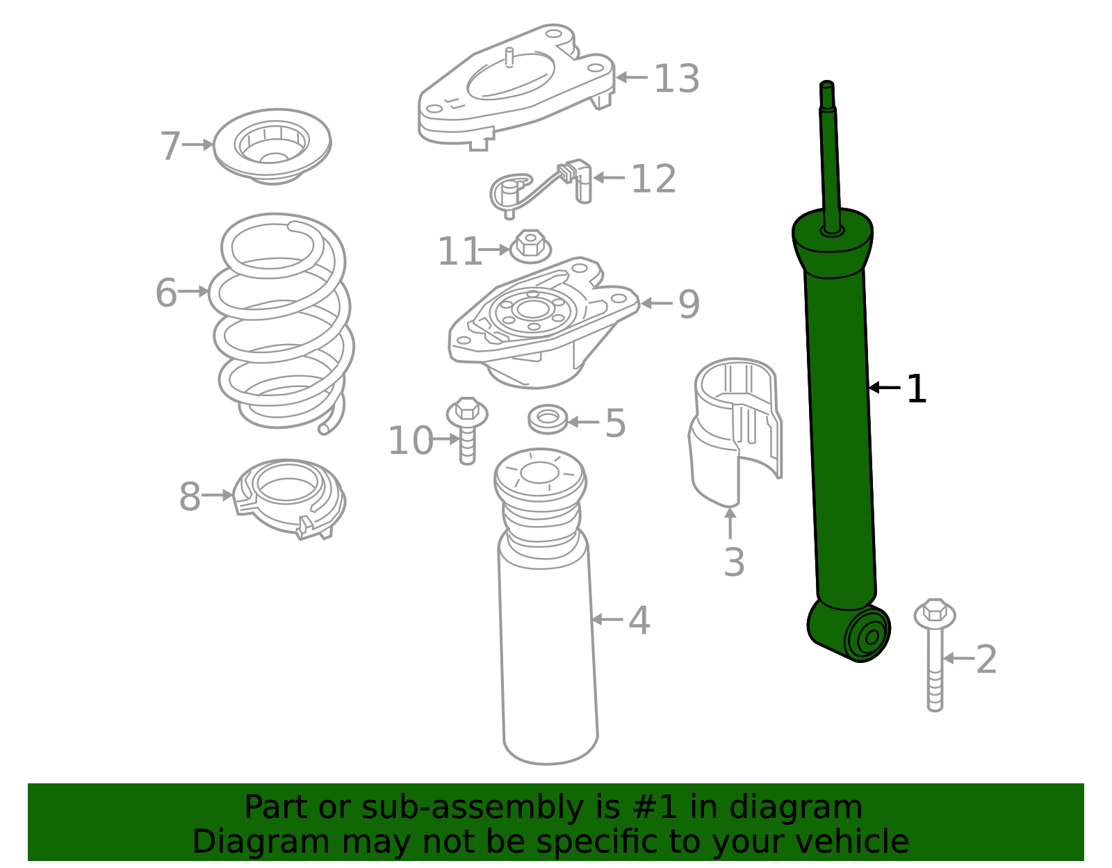 37-10-6-885-338 - 2018-2023 BMW X2 - Shock Absorber | BMWPartsHub