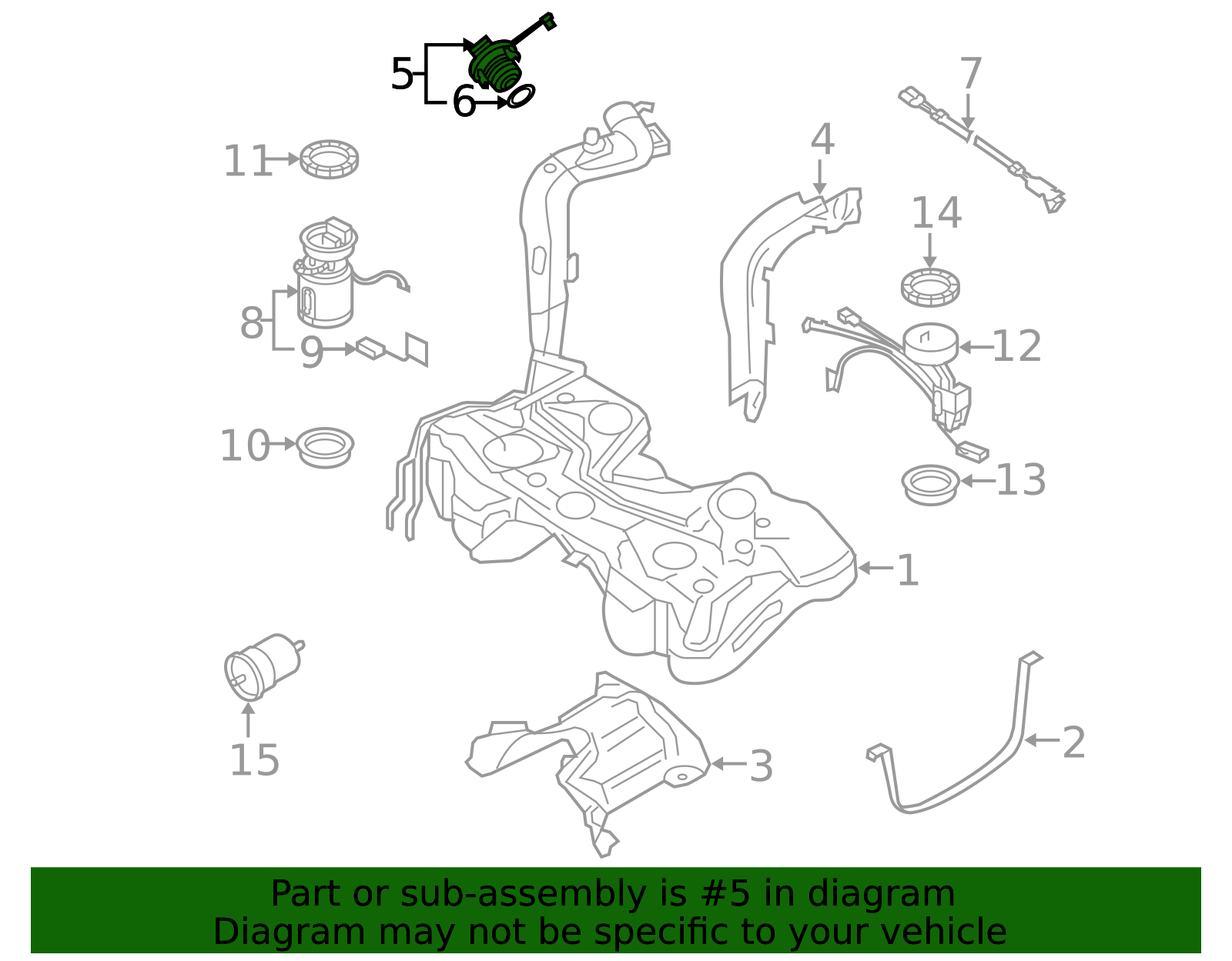 8P0-201-550-C - Fuel Cap 2009-2013 Audi | Audi OEM Parts Guy