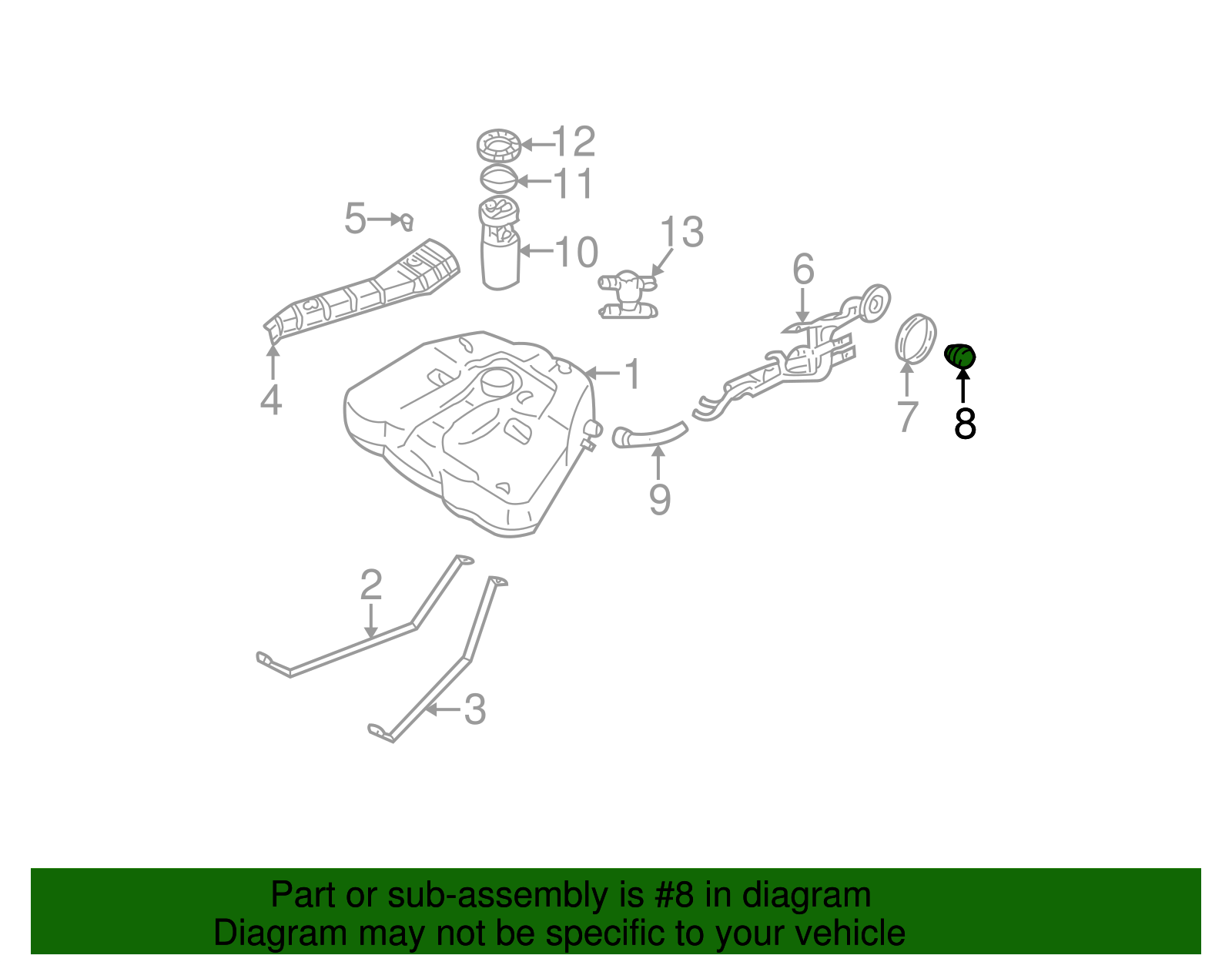 2002-2006 Nissan Cap 17251-8J000 | My Nissan Part