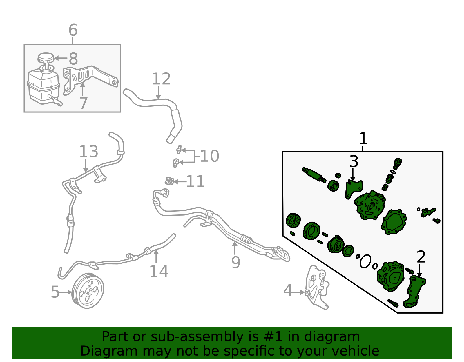 44320-06030 - Power Steering Pump - 1992-2001 Toyota | Lithia Toyota Parts