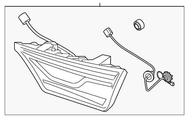 2022-2024 Kia Forte Backup Lamp Assembly 92403-M7600 | TascaParts.com